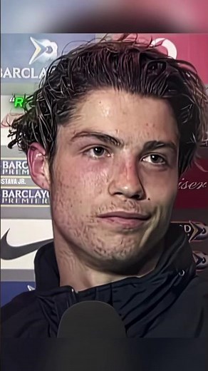 🎤✨ Ronaldo’s First Interview vs Two Years Later#Ronaldo #CristianoRonaldo #FootballStar #FromShy