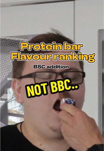 BSc Protein Bars Taste Test Ranking by Thomas Walters