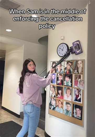 Acting is flexible. Our cancellation policy? Very committed. Miss Sam sees all 😳🫣 We invest a lot of time, energy, and passion in our classes and our students 💛 #smallbusiness #actingstudio #performingartsacademy #adultactingclass