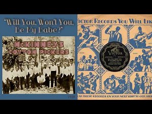 1929, Will You, Won't You, Be My Babe? McKinney's Cotton Pickers, HD 78rpm