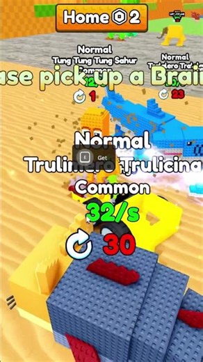 Je possède des brainrots super rares grâce à mon véhicule puissant ! 😎