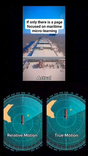 137K views · 4.7K reactions | True Motion VS Relative Motion Display Simplified Follow us to learn more everyday Edwin Conag #seafarer #maritime | Simplified Maritime | Facebook