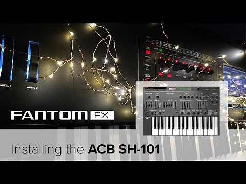 Roland Fantom EX Upgrade - installing the ACB SH-101 (end to end)