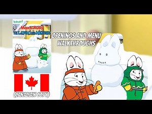 Max and Ruby Snowbunny Canadian 2015 DVD Opening And Menus