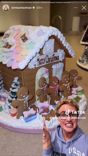 Kardashian Family Christmas Gingerbread Houses at Solvang Bakery