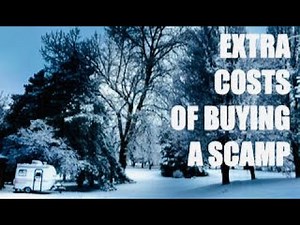 SHOCKING Extra Costs of Owning an RV! // 13 foot Scamp Trailer // And, Sledding in the Driveway