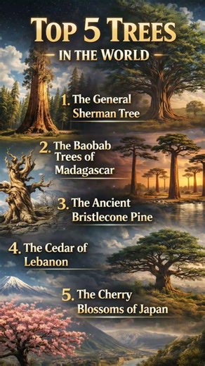 Top 5 Trees in the World That Protect Earth’s Future | Nature Wonders 2026