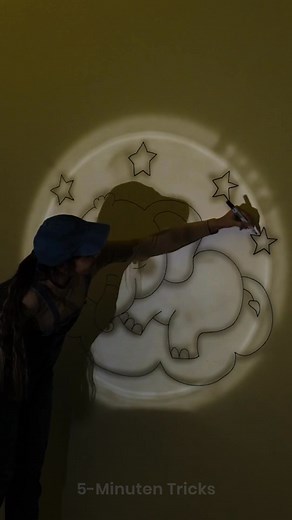 Wie man jedes Mal perfekte Wandkunst nachzeichnet - ohne Vorkenntnisse! ✏️✨ | 5-Minuten-Tricks FÜR Mädels