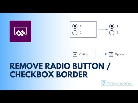 PowerApps - Remove border that appears around checkbox / radio button when clicked