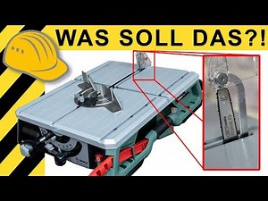 WAS SOLL DAS?! - KETTENSÄGE als TISCHKREISSÄGE? | WERKZEUG NEWS #05