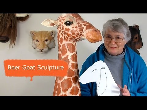 How To Sculpt An Animal Portrait - Boer Goat, Part 1