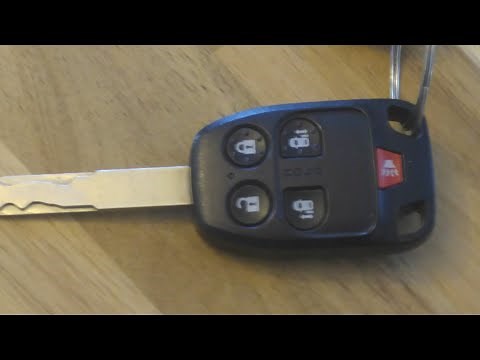 Honda Odyssey Key Fob Battery Replacement - EASY DIY