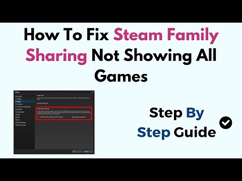 How to Fix Steam Family Sharing Not Showing All Games – Full Troubleshooting Guide & Settings Fix