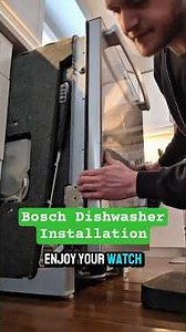 Just a Satisfying Bosch Dishwasher Installation - Step-By-Step!