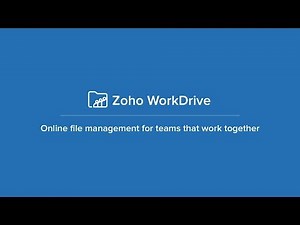 Zoho WorkDrive for Startups: the most cost-effective file management solution