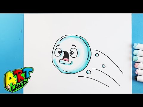 How to Draw a SNOWBALL