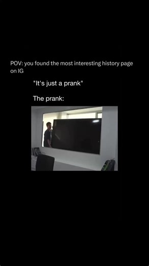 History on Instagram: "In 2013, LG Chile pulled off the “Meteor Prank,” a viral ad for their Ultra HD TV. The scene was staged as an ordinary job interview, but a huge screen behind the interviewer—disguised as a window overlooking the city—was actually displaying footage. Mid-interview, the screen showed a meteor slamming into the skyline, sending the unsuspecting applicants into shock and confusion. The stunt showcased just how lifelike and immersive LG’s new Ultra HD display could be."