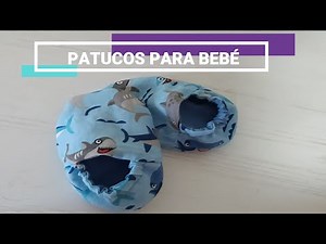DIY como coser unos patucos o zapatitos para bebé (Patrón GRATUITO en varias tallas!)