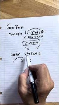 GED Prep- polynomials #gedmath