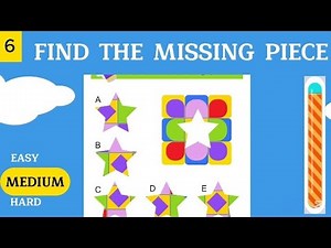 Find the Missing Piece Challenge | Missing Piece 🧩 Puzzle