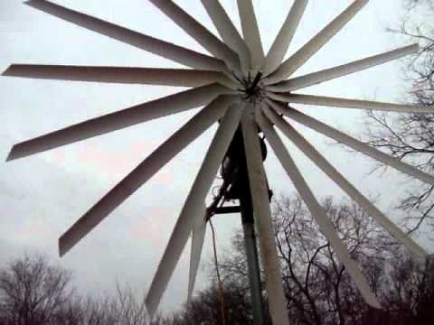 Homemade, Double treadmill motor windgenerator