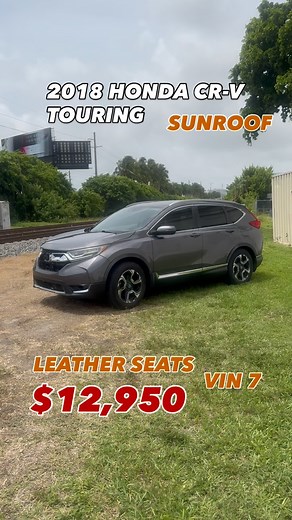 4.7K views · 25 reactions | 2018 HONDA CR-V TOURING Stock: 023937 Title: CLEAN Miles: 94,200 Price: $12,950 LOCATED AT 18370 W DIXIE HWY NORTH MIAMI BEACH FL 33160 CALL FOR MORE INFORMATION +1 (786) 874-4147 | Deluxe Cars Miami | Facebook