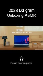Shh! 狼 The newest 2023 LG Gram unboxing is about to begin! Let’s put on our earphones and focus together!  Check point ✅ -Ultra-light LG gram mini adaptor! -Light & large screen options ranging from 14” to 17” inches -Upcycled photo frame, making it eco-friendly and more fun! #LGgram #bestlaptop #gram #2023LGgram #LGlaptop #ASMR #unboxing #lightweight #largescreen #upcyclingpackaging | LG Tech IT | Facebook