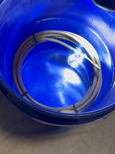 SDS Heating & Cooling on Instagram: "🚨 HVAC PSA 🚧 👀 We’ve seen certain older mini-split line sets — especially outdoor runs with white insulation — break down over time due to UV exposure and weathering. ➡️ This copper mini-split line set was pressurized with nitrogen and submerged. Those bubbles tell the story. 📣 At SDS Heating & Cooling, we don’t guess. We test. ☎️ 401-304-6957 🔒 Licensed & Insured 🌎 sdsheating.com"