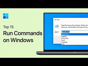 Top 15 RUN Commands For Every Windows User
