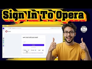 How To Sign Into Opera Browser | Sync Your Data (2025)