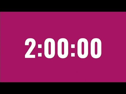 ⏰ 2 Hour Timer | Countdown with Ticking Sound for Study & Work
