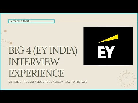 EY (Virtual) Interview Experience| Big 4| Statutory Audit| Questions asked| Preparation required