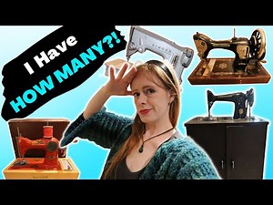 My ANTIQUE and VINTAGE Sewing Machine Collection! - Sewing Machines Through The Decades - From 1901