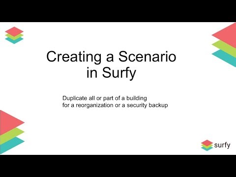 Scenario creation in Surfy