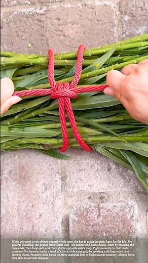 Rope bondage methods