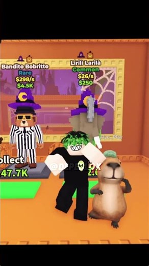 Capybara Singing Soda Pop Brainrot with Halloween Theme Brainrot! #stealabrainrot #roblox