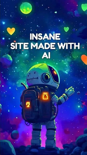 Insane Website Made with AI… No Code Required #aitools #aivideo