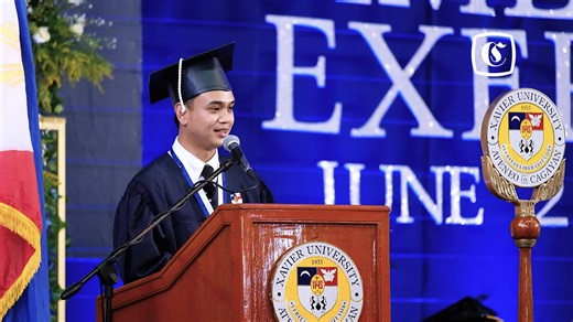 11K views · 230 reactions | LOOK: Outstanding Graduate for the College of Arts and Sciences and Class of 2025 Valedictorian Ameer Sajid M. Adzis (AB IS 4) delivers his valedictory address during the convocation program of XU's 86th Commencement Exercises at the University Gymnasium on June 25. | The Crusader Publication | Facebook