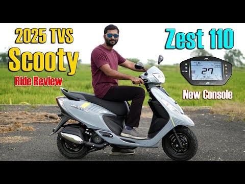 2025 TVS Scooty Zest 110 New Model Price & Specs in telugu | TechTravelTelugu