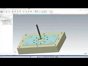Stock model & Toolpaths in Mastercam 2023