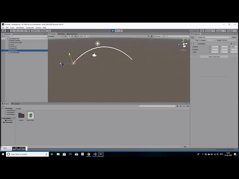 Making a curved line using Line Renderer in Unity3d