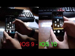 IOS 9 vs IOS 10 Speed Test IPhone 5s Test de velocidad