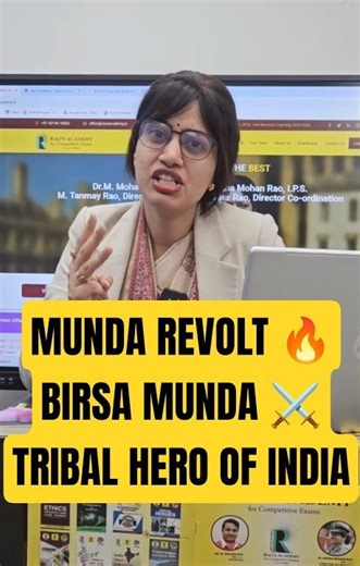 Munda Revolt (Ulgulan) 🔥 | Birsa Munda | Tribal Movement Explained | Rao’s Academy