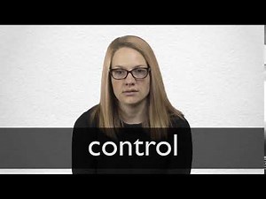 How to pronounce CONTROL in British English
