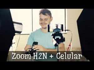 Microfone Externo (Zoom H2N) + Celular - Como Adaptar