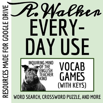 "Everyday Use" by Alice Walker Vocabulary Games | African American Lit | Google
