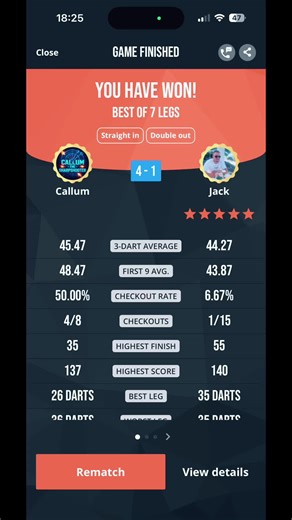 League Play Highlights: Darts Match Recap