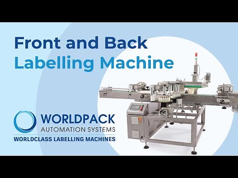 Front Back Bottle Labeling Machine Manufacturers Suppliers By World Pack Machines