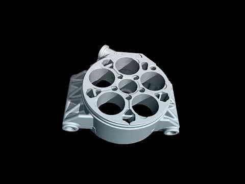 3D CT Scan of an Aluminum Casting