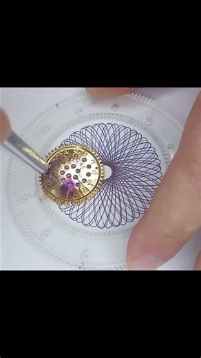 Satisfying Spirograph Patterns #superspirograph #asmr #art #viral #creative #shorts